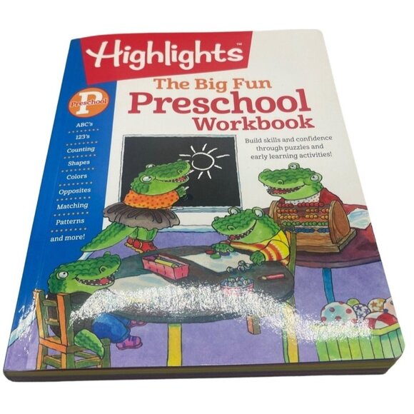 Highlights | Toys | Highlights The Big Fun Preschool Workbook Abcs ...